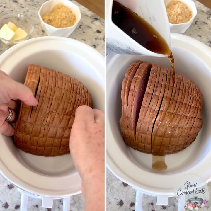 Easy Crockpot Spiral Ham with Coke • Slow Cooked Eats