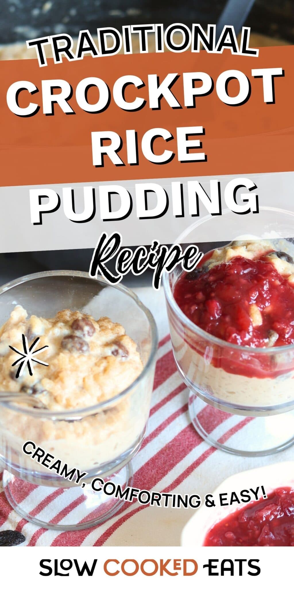 Grandma's Creamy Crockpot Rice Pudding Recipe • Slow Cooked Eats